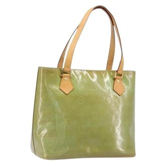 Louis Vuitton Sac &agrave; main en cuir verni Pre-owned - Femme - Pre-owned - Vert - Taille: ONE Size