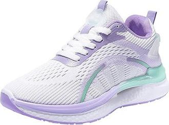 Generic Chaussures de marche à enfiler pour femme - Légères et respirantes - En mousse à mémoire de forme - Semelle antidérapante - Chaussures de sport décont