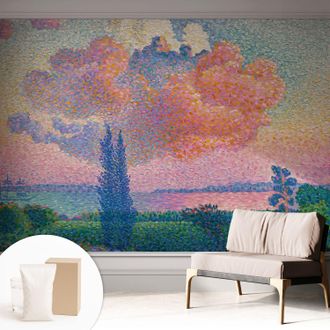 Tulup Carta Da Parati - Murale Alla Moda Decorazione - Camera Da Letto - Con Colla Gratuita Paesaggio Colorato 312x219 Cm