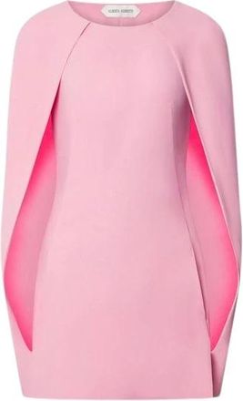 Alberta Ferretti Femme, Robes, Rose, Taille: 38 FR Mini-robe cape en cady stretch
