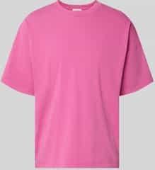 American Vintage T-Shirt mit geripptem Rundhalsausschnitt Modell FIZVALLEY