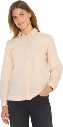 Cecil Damen 3412160 Cord Hemdbluse, Oat Milk beige, X-Large