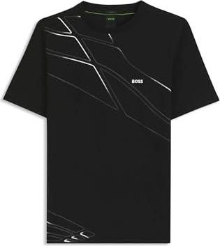 BOSS Hommes Tee 10 in Polo Sportif en piqué Stretch évacuant lhumidité