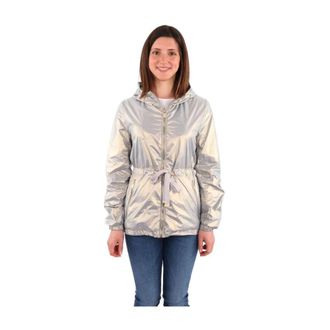 Yes-Zee YES Zee, Femme, Vestes, Gris, Taille: 36 FR Veste grise &agrave; doublure en maille et fermeture &eacute;clair