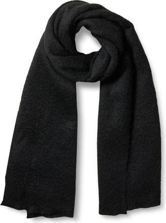 Amazon Essentials Damen Schal in gebürsteter Textur, Schwarz, Einheitsgröße