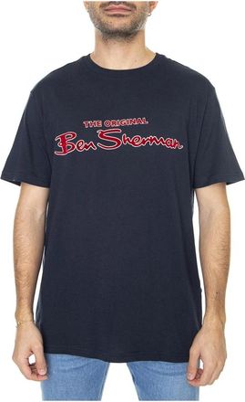 Ben Sherman Homme, Tops, Bleu, Taille: L T-Shirt Col Rond