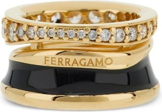 Ferragamo Femme, Accessoires, Noir, Taille: 54 MM Salvatore Ferragamo Bijoux