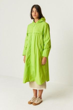 SKFK Damen vegan Regenmantel Ixone Gr&uuml;n