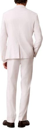 Calvin Klein Blazer coupe slim en lin m&eacute;lang&eacute;