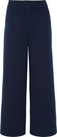 Kujten Pantalon cachemire pantacourt ample - Pantalon Pie