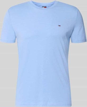 Tommy Jeans Slim Fit T-Shirt aus Baumwoll-Mix