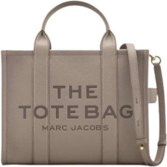 Marc Jacobs Femme, Sacs, Gris, Taille: ONE Size The Leather Medium Tote Bag