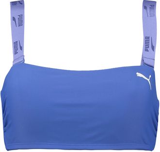 Puma Damen Bandeau Bikini Top, Elektro Purple, XS EU
