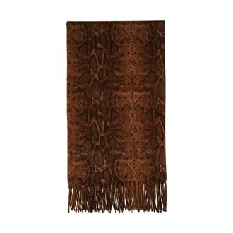 Twinset Ch&acirc;le Animalier - Femme - Accessoires - Brun - Taille: ONE Size