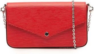 Louis Vuitton Hobo Bags - Epi Pochette Felicie - Gr. unisize - in Rot - für Damen