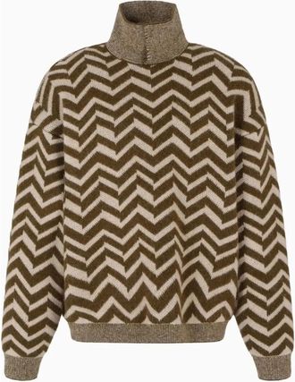 Emporio Armani Herren, Strickwaren, Braun, LGröße