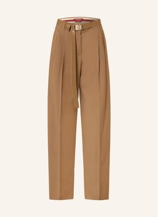 Max Mara Max Mara Studio Marlenehose Bergamo braun