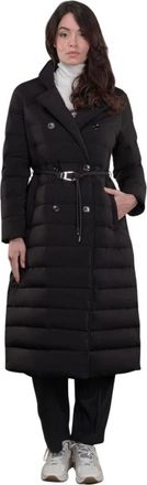 Moorer Femme, Manteaux, Noir, Taille: 44 FR Raely-Kn
