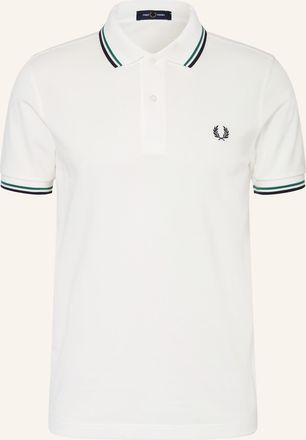 Fred Perry Piqu&eacute;-Poloshirt weiss