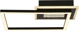 Searchlight Plafonnier Quadrate gris argent&eacute; - 44250BK