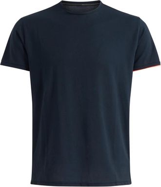 Roberto Ricci Design Rrd, Homme, Tops, Bleu, Taille: M Macro Shirty