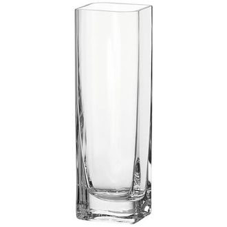 Leonardo Leonardo Lucca Vase Verre De Forme Carr&eacute;e - Kit 25cm - Transparent