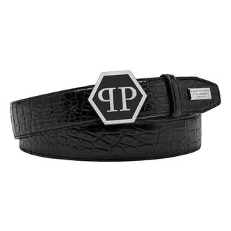 Philipp Plein Homme, Accessoires, Noir, Taille: 100 CM Ceintures