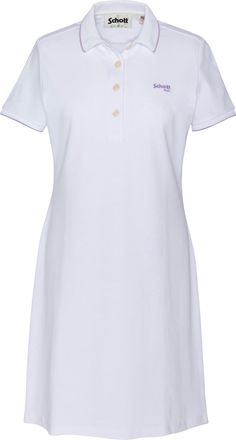 Schott NYC Damen Robdannaw Kleid, Wei&szlig;, L