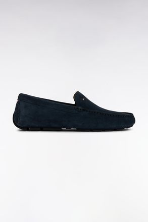 Eden Park Mocassins En Cuir Su&eacute;d&eacute; Bleu Marine