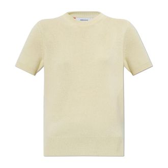 Ferragamo Cashmere Top - - Knitwear - Damen - Gelb - M
