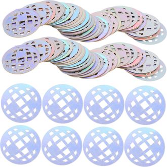 SOLUSTRE Indoor Papierkonfetti Disco Kugel Form Partydekoration Tischstreu Geburtstagsfeier Deko Vielseitig für Innenbereich Leichtes Reißfestes Papiermaterial