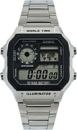 Casio Uhr AE-1200WHD-1AVEF Silberfarben