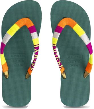 UZURII Slipper & Pantoletten - flip flop Indiana Bronze - Gr. 39_40 - in Beige - f&uuml;r Damen