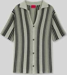 HUGO BOSS Relaxed Fit Freizeithemd aus Strick Modell SEESORN