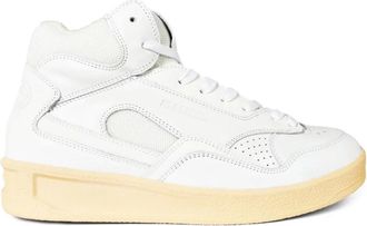 Jil Sander Femme, Chaussures, Blanc, Taille: 38 EU Basket Hi Logo Baskets
