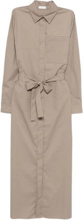 PESERICO Femme, Robes, Brun, Taille: 42 FR Robe chemise