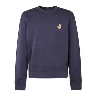 Maison Kitsun&eacute; Herren, Sweatshirts & Hoodies, Blau, XLGr&ouml;&szlig;e