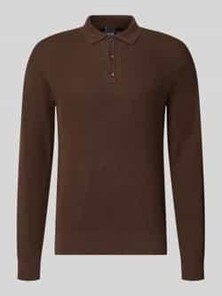Only & Sons Poloshirt mit Strickstruktur