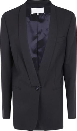 Maison Margiela Blazer Classique &agrave; Boutonnage Simple - Femme - Vestes - Noir - Taille: 36 FR