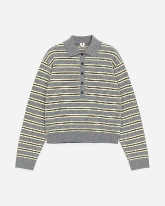 Arket Polopullover Aus Wolle -Gelb