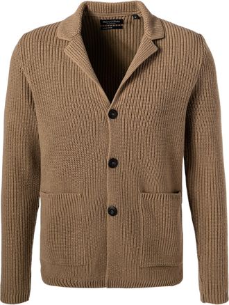 Marc O'Polo Herren Cardigan braun unifarben