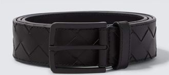 Bottega Veneta G&uuml;rtel Intrecciato aus Leder