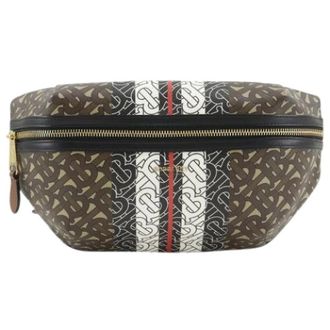 Burberry Sac banane vintage doccasion - Femme - Pre-owned - Brun - Taille: ONE Size