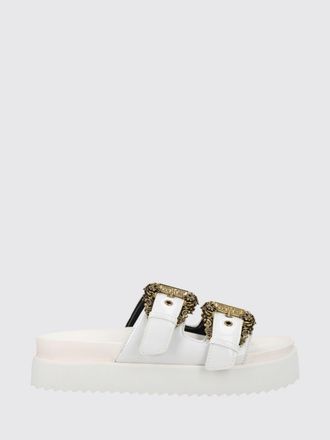 Versace Jeans Couture Sandales &agrave; Talons Femme couleur Blanc