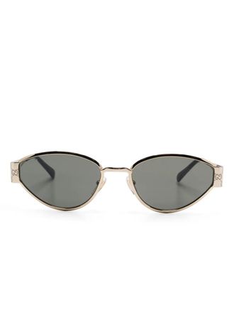 Gucci Sonnenbrille mit Butterfly-Gestell - Gold