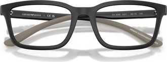 Emporio Armani unisex, Accessoires, Noir, Taille: 56 MM EA 3259 Rectangle Frame