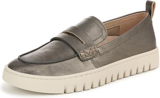 Vionic Damen Uptown Loafer, Gunmetal Leather, 38.5 EU