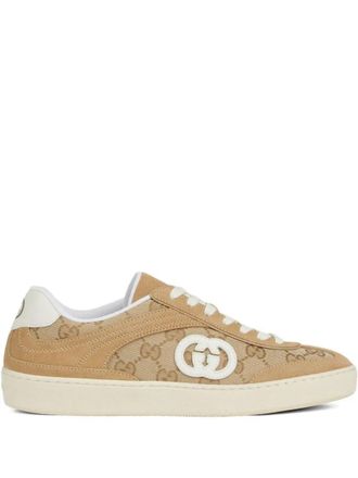 Gucci Low-Top Sneaker - Signature Gg Canvas Low-Top Sneakers - Gr. 36 (EU) - in Beige - f&uuml;r Damen
