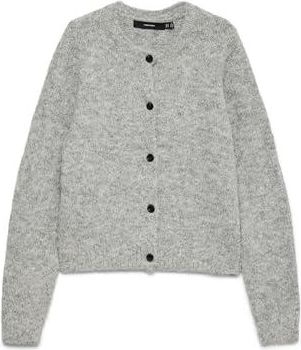 Vero Moda Vero Moda Cardigan VMNOVAH Cardigans en Maille Medium Grey Melange XS Medium Grey Melange XS