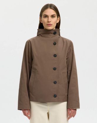 Selected Trench-coat - P&eacute;pite de chocolat-Marron